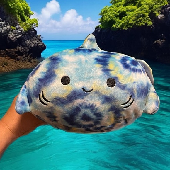 Squishmallows | Toys | Nwt 8 Luther The Shark Stackable Squishmallow ...